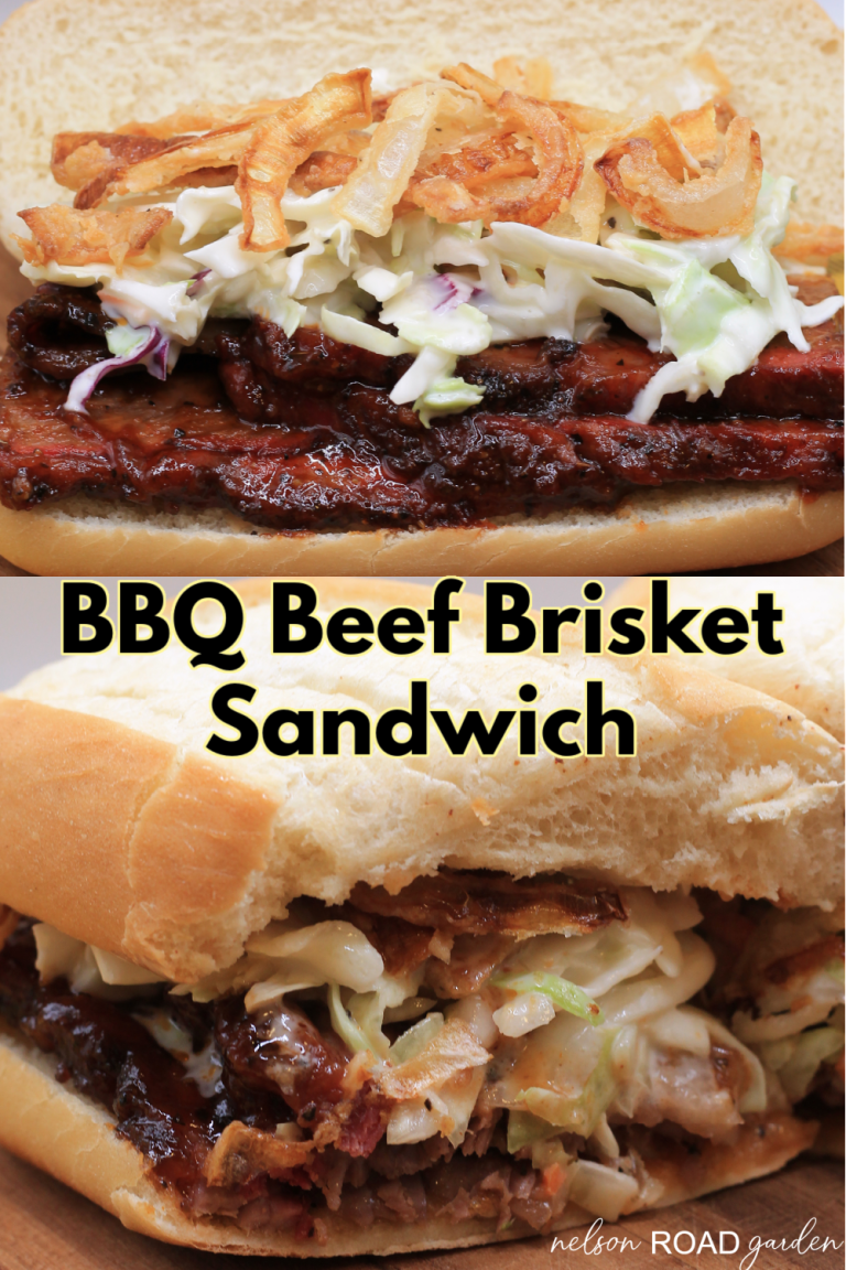 BBQ Beef Brisket Sandwich - Nelson Road Garden