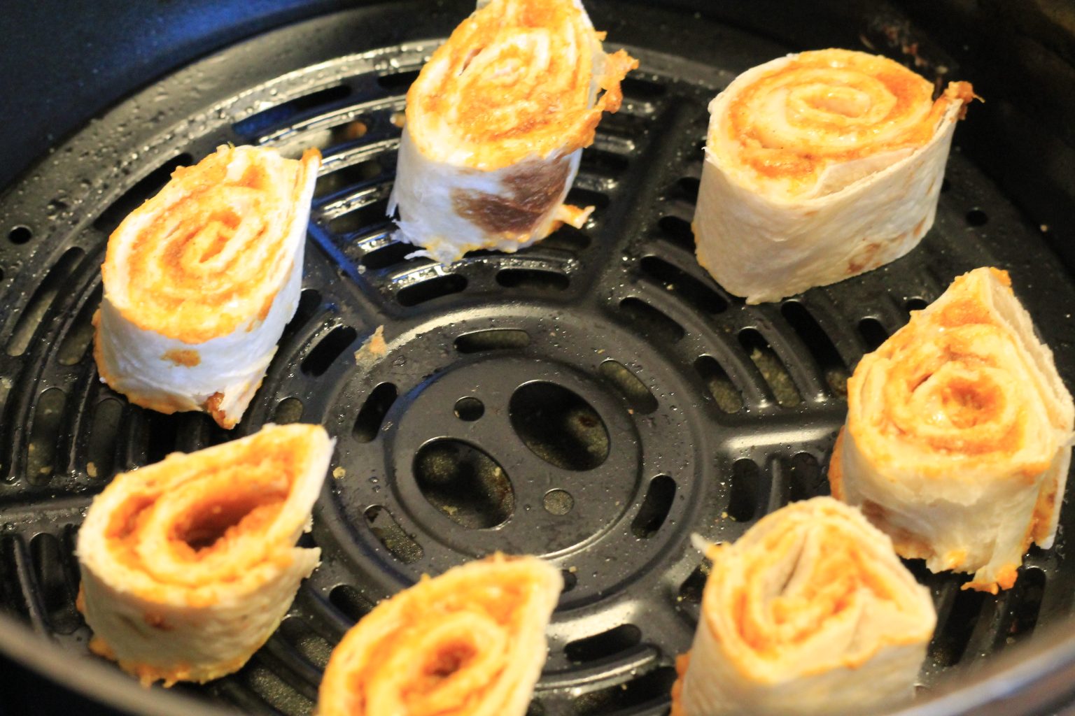 Air Fryer Pumpkin Pinwheels - Nelson Road Garden