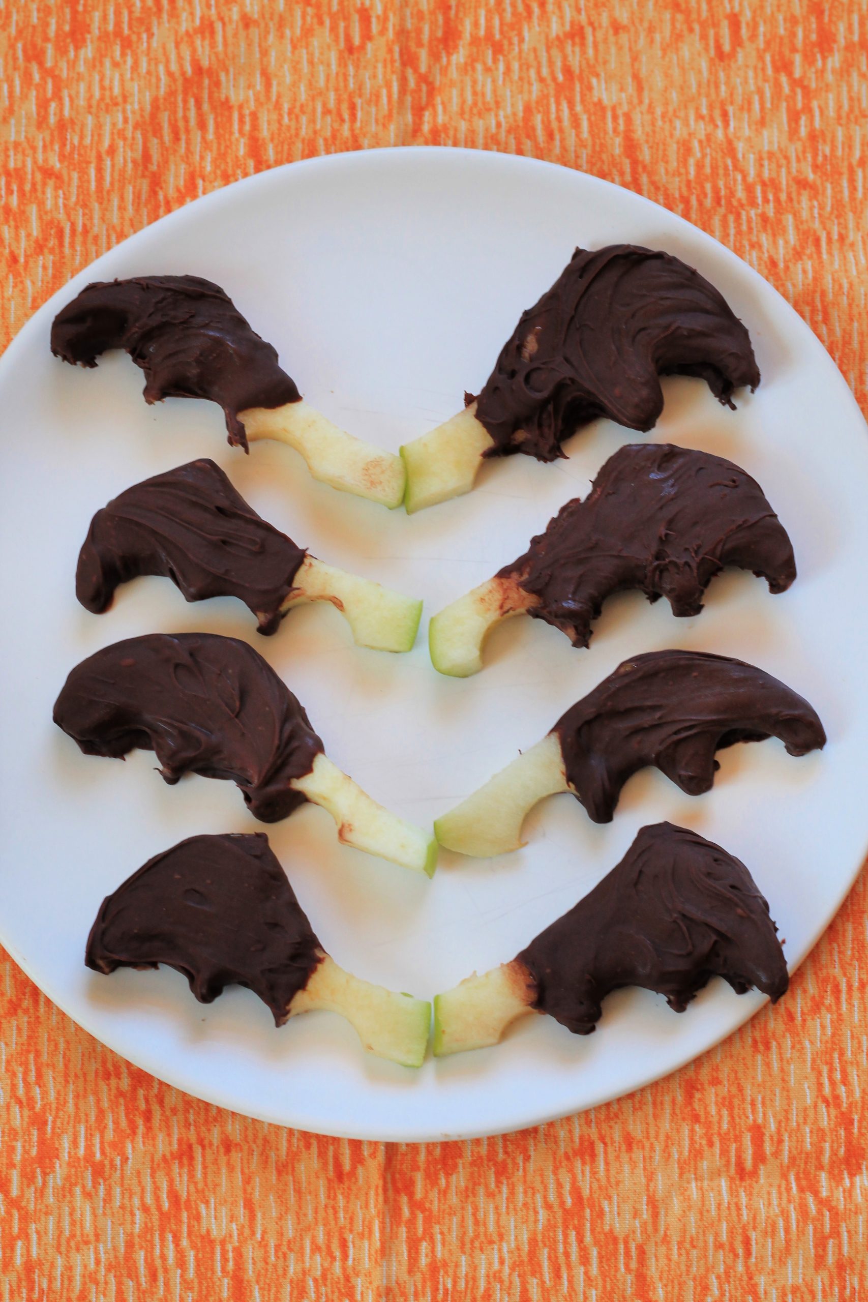 Chocolate Covered Apple Bat Wings - Nelson Road Garden