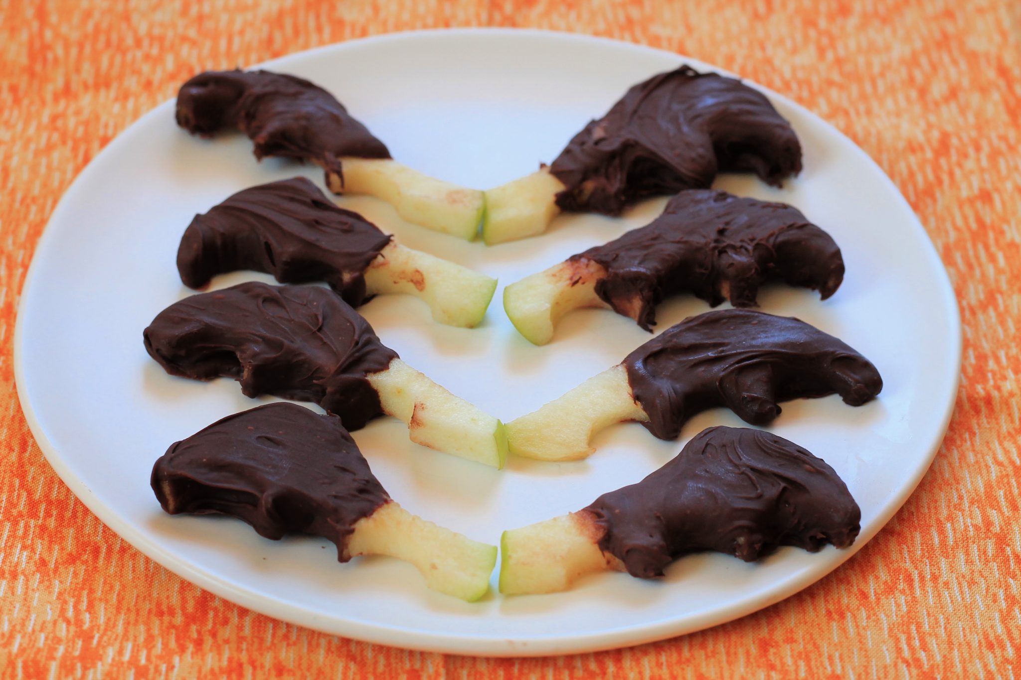 Chocolate Covered Apple Bat Wings - Nelson Road Garden