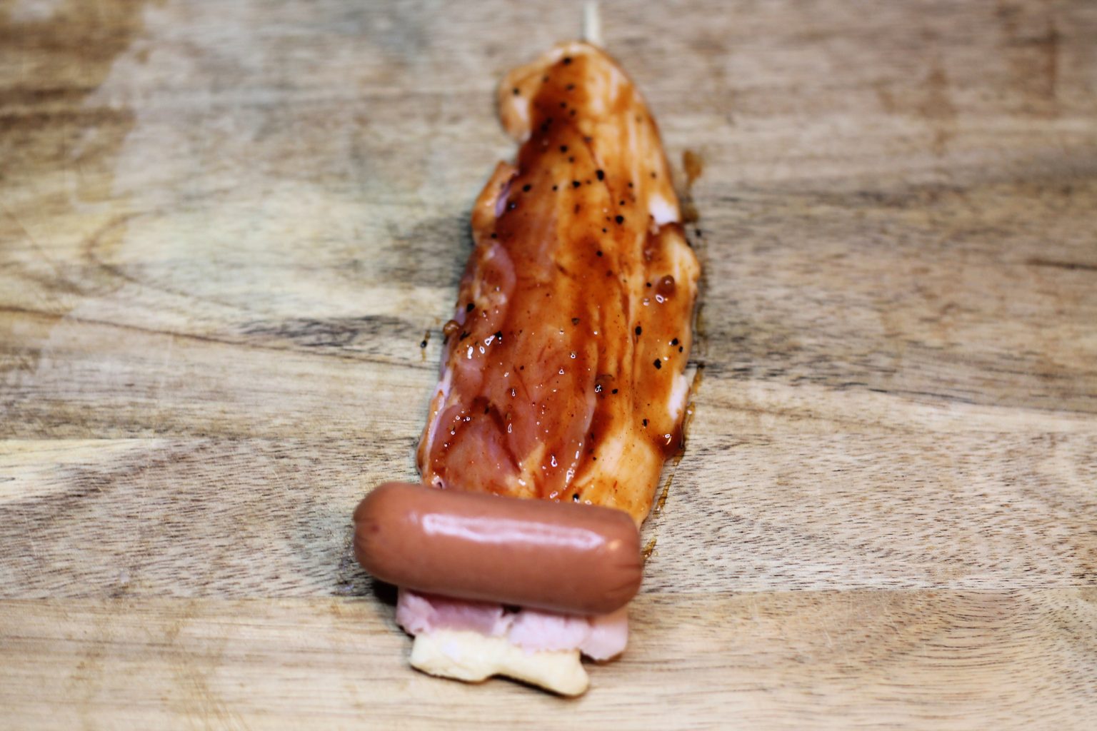 Barbecue Bacon Pigs in a Blanket - Nelson Road Garden