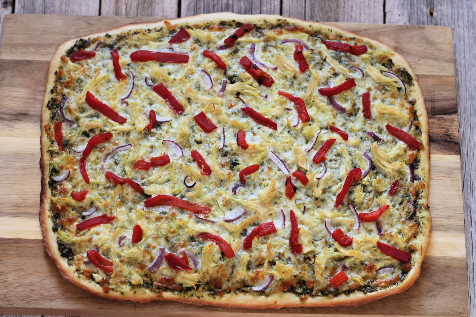 Tuscan Chicken Pizza - Nelson Road Garden