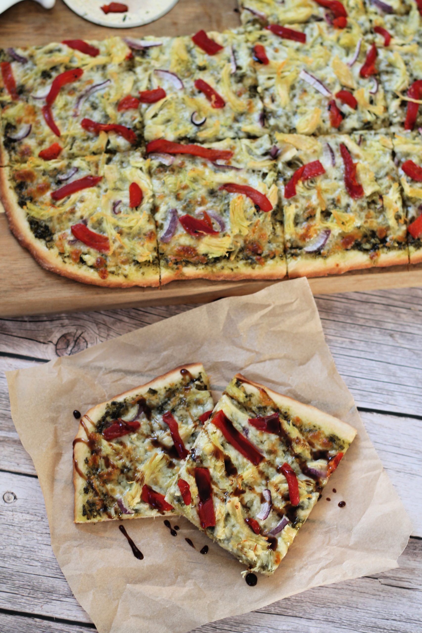 Tuscan Chicken Pizza - Nelson Road Garden