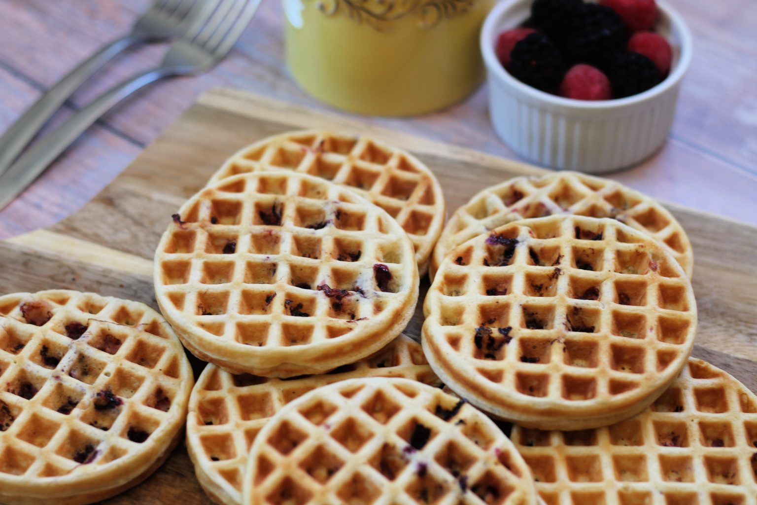 Mixed Berry Waffles - Nelson Road Garden