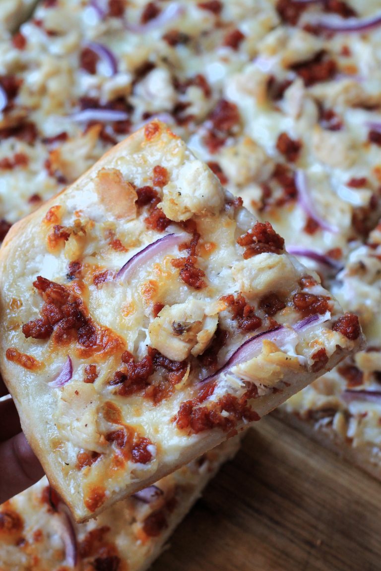 Chicken Bacon Ranch Pizza - Nelson Road Garden