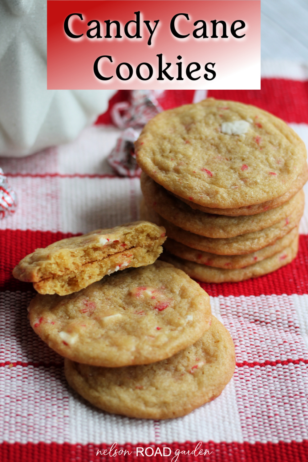Candy Cane Cookies - Nelson Road Garden