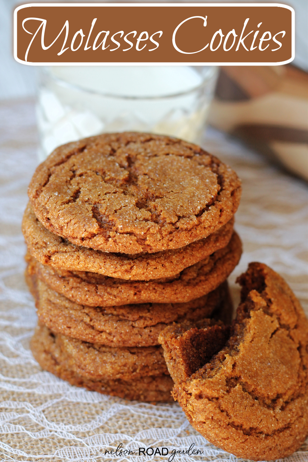 Molasses Cookies - Nelson Road Garden
